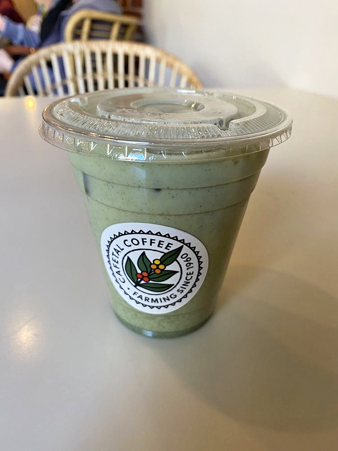 Not your average green drink! This matcha latte looks like Arizona's answer to Colombia's coffee&mdash;vibrant, refreshing, and guaranteed to make your Instagram followers jealous.