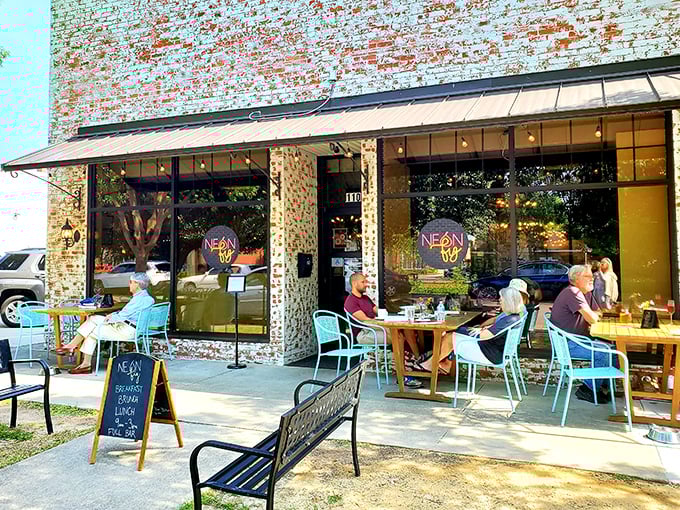 Neon Fig brings a splash of urban cool to Aiken's historic brick facades, proving that this town balances tradition with just the right amount of contemporary flair.