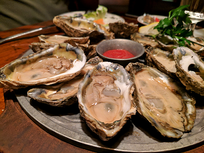 These oysters aren't just fresh&mdash;they're practically telling tales of the bay they came from this morning. The ocean's perfect appetizer.