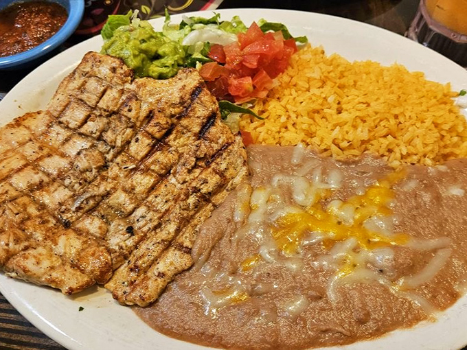 Perfectly grilled chicken with those beautiful char marks that say, "Yes, I was cooked by someone who actually cares about your happiness."