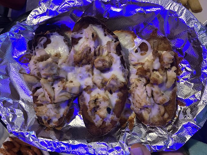 These aren't your average potato skins&mdash;they're potato boats sailing on a sea of melted cheese, destined for the harbor of your happy place.