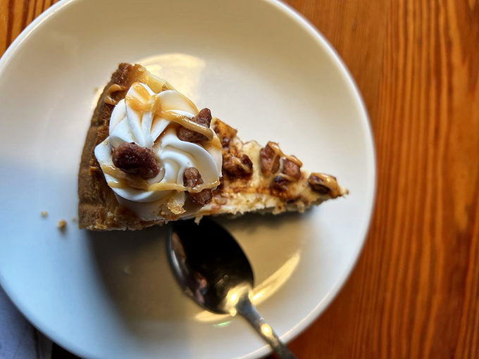 This praline cheesecake doesn't just end your meal&mdash;it's the grand finale that makes you wonder why you ever bothered with chocolate.