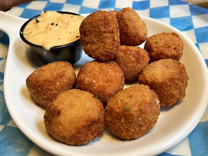 Reuben balls&mdash;where America meets Germany in a deep-fried handshake that would make diplomats jealous of culinary peacekeeping.