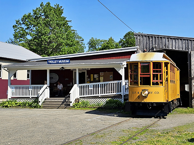 All aboard for nostalgia! The Trolley Museum preserves the golden age of public transportation when getting there was half the fun.