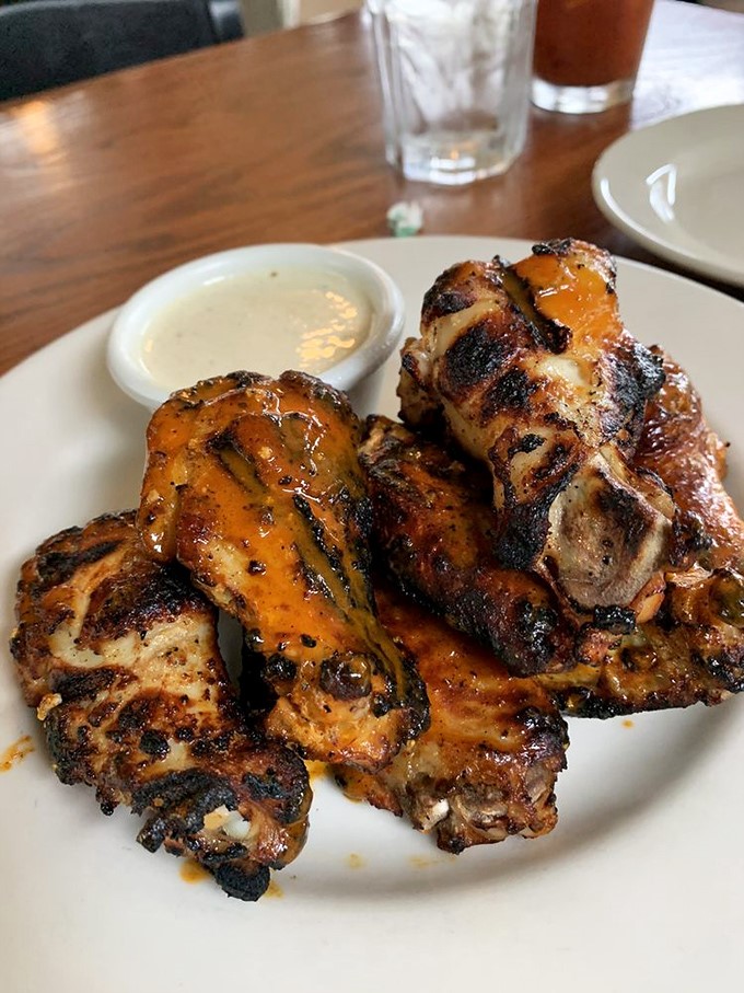 These wings aren't just smoked, they're given a full spa treatment of flavors before making their grand entrance to your table.