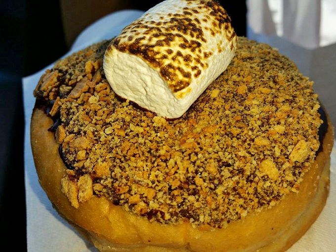 Not your childhood s'mores&mdash;this sophisticated donut topped with a perfectly toasted marshmallow makes campfire memories seem quaintly inadequate.
