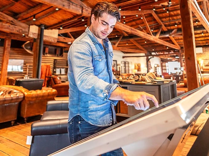 Shopping becomes an educational experience as knowledgeable staff help navigate the vast selection without the hovering pressure of commission-hungry salespeople.