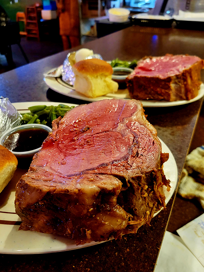 The prime rib at Big Ed's doesn't just steal the show&mdash;it buys the theater, renovates it, and names it after itself.