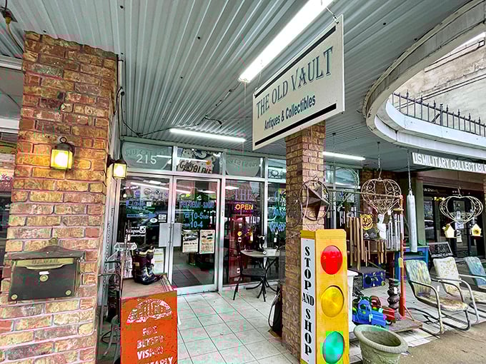 The Old Vault offers treasures more reliable than any 401(k), with the added bonus of that vintage traffic light guarding the entrance.