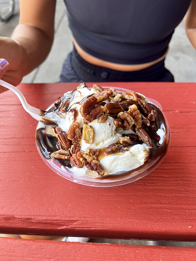 When pecans, caramel, and vanilla custard meet, they don't just get along&mdash;they form a support group for your happiness.