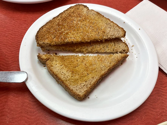 Sometimes the simplest things are the most perfect. This golden-brown toast is the supporting actor that deserves its own Oscar.