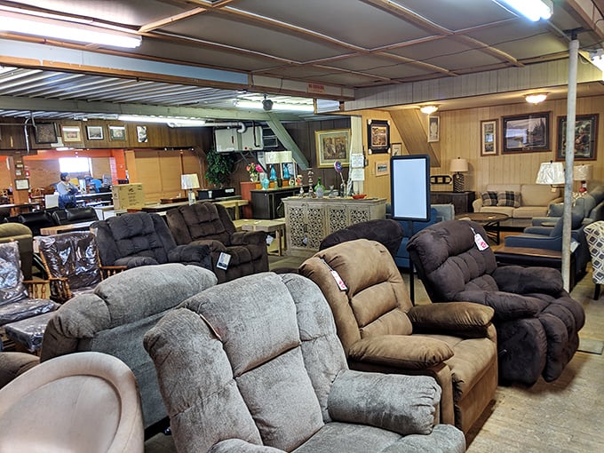 Quality armchairs and seating options create cozy corners perfect for reading or afternoon naps together.