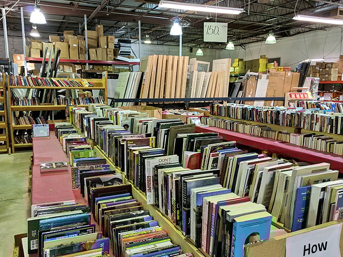 The book section rivals many libraries, with colorful spines promising adventures, knowledge, and escape&mdash;all at prices that make bibliophiles swoon.