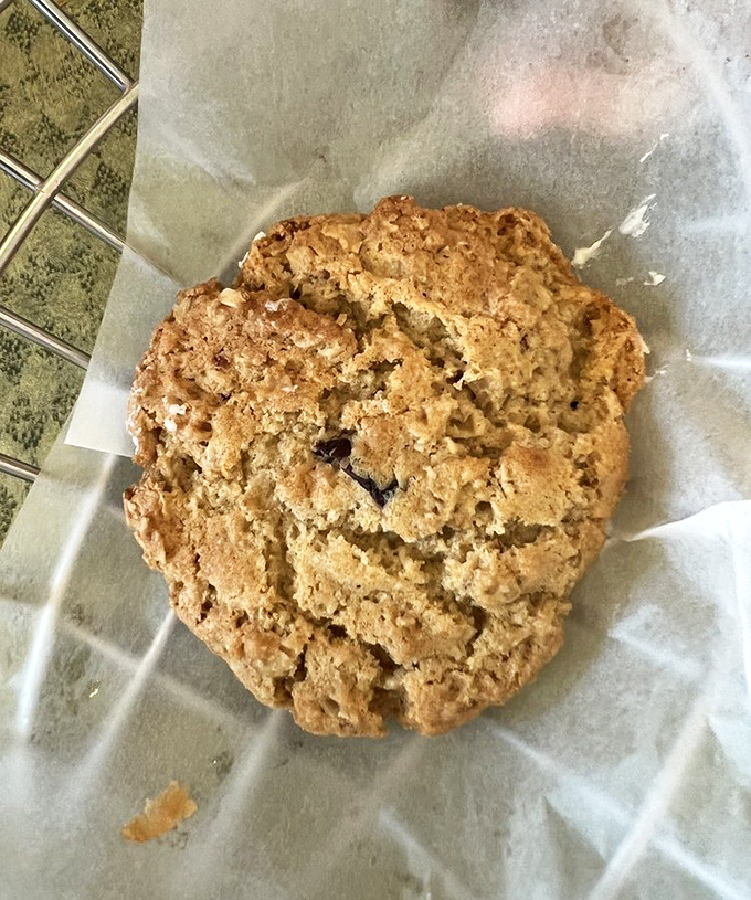 This isn't just a cookie &ndash; it's therapy with chocolate chips. Crisp edges, chewy center, and enough heft to make you feel like you've accomplished something.