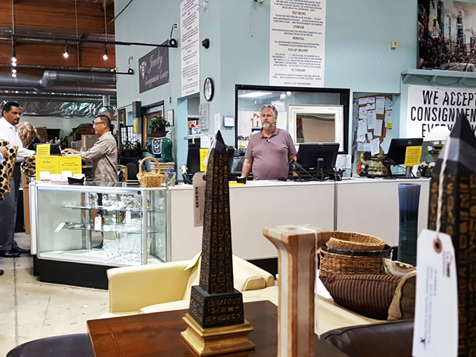 The nerve center of operations, where treasures check in but often don't check out without finding a loving new home.