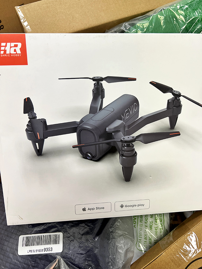 Drone discovery! Someone's about to capture Norfolk from heights that would make eagles jealous, all thanks to a lucky bin dive.