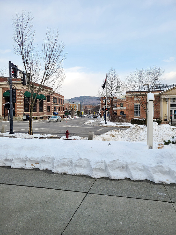 Winter transforms Hanover into a snow globe you'd actually want to live inside. Cold enough to appreciate wool, pretty enough to forget you're freezing.