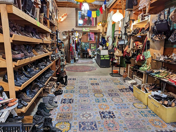 An embroidered elephant purse that would make any maximalist swoon. Proof that sometimes the most extraordinary treasures come in hand-held packages.