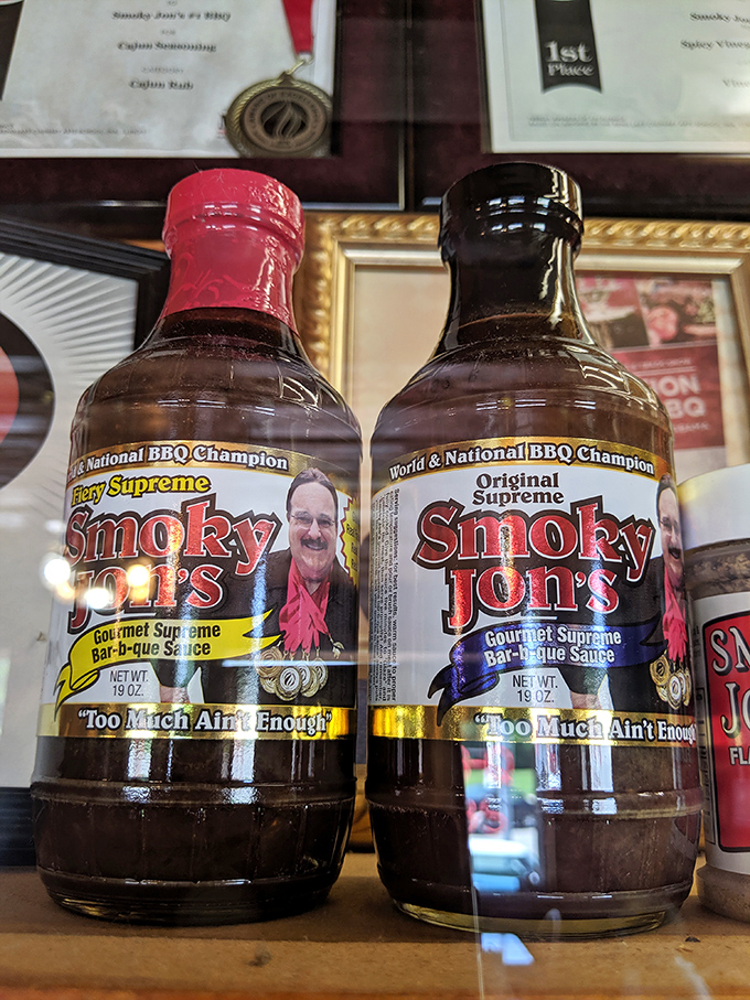 "Too Much Ain't Enough"&mdash;truer words were never printed on a sauce bottle. Like liquid trophies for your taste buds to celebrate with.