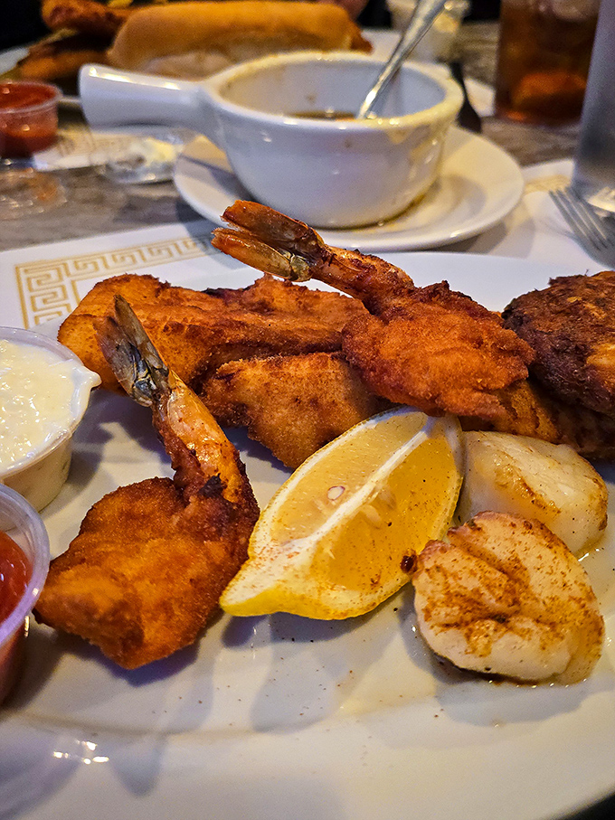 Crispy shrimp, tender scallops, and flaky fish&mdash;the seafood equivalent of winning the lottery and finding an extra $20 in your pocket.