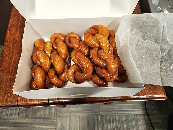 These twists have more curves than a mountain highway. Golden, glazed, and guaranteed to disappear faster than you planned.