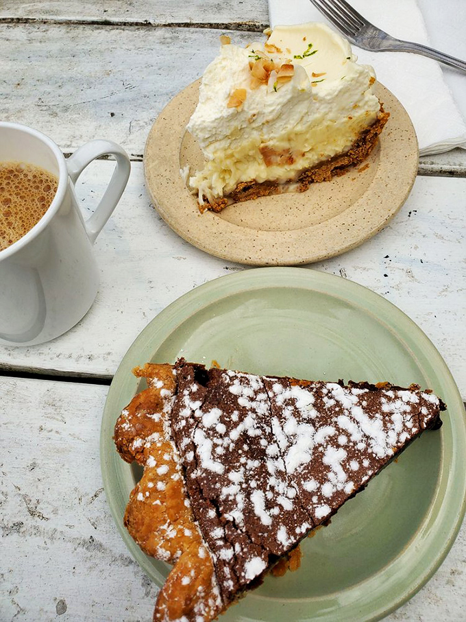 Some people meditate; I prefer this ritual&mdash;key lime pie with coffee, where time slows and worries dissolve like sugar. 