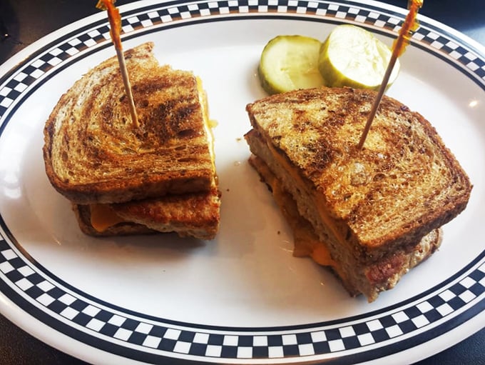 The patty melt: where bread, beef, and cheese engage in a harmonious relationship that puts most marriage counselors out of business.