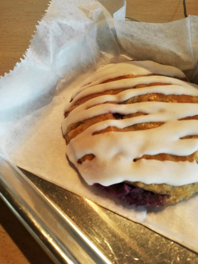 Not your childhood toaster pastry, this grown-up version with berry filling and cream cheese drizzle makes Pop-Tarts seem like a distant, inferior memory.