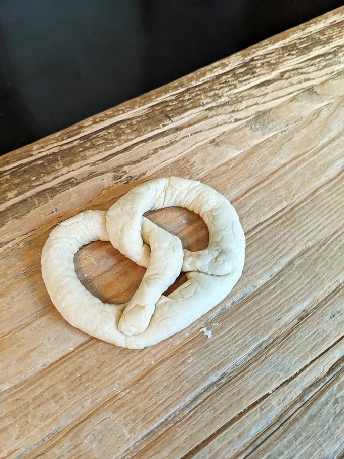 This pretzel's mahogany crust and artful twists showcase centuries of baking tradition. One bite connects you to generations of pretzel enthusiasts.