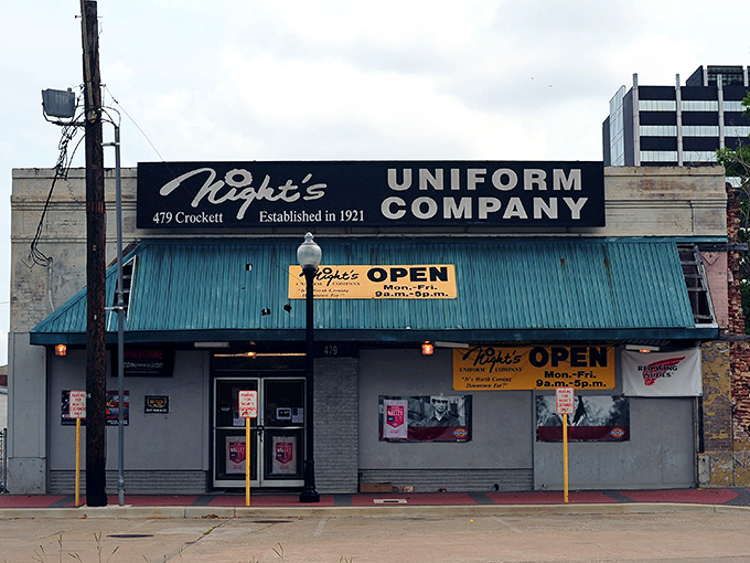Beaumont's storefronts have that "time forgot" quality that makes retirement feel like coming home. Notice that charming vintage sign?
