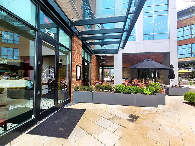 Char's modern entrance blends seamlessly into Nashville's upscale vibe &ndash; inside awaits beef that rivals the city's music scene.