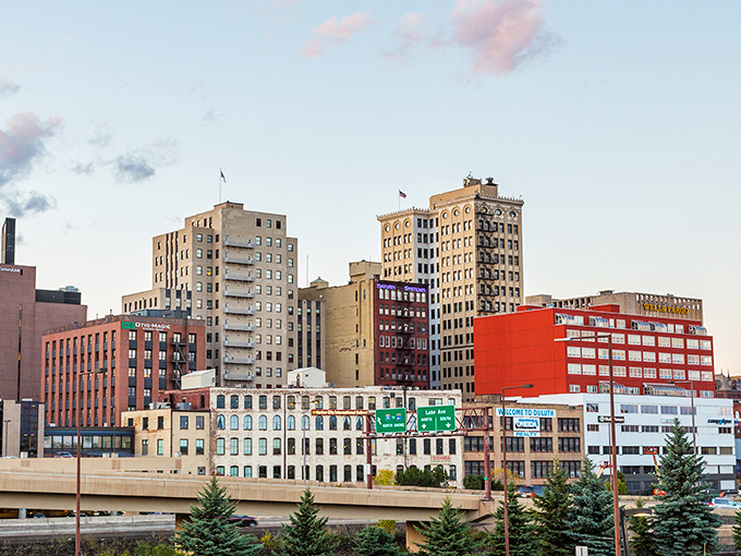 Duluth's dramatic cityscape meets Lake Superior's vastness, with inland neighborhoods offering surprisingly affordable retirement options.