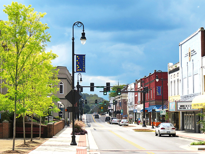 Erwin's Main Street offers a perfect balance of historic charm and modern conveniences. The mountains are never far from view!