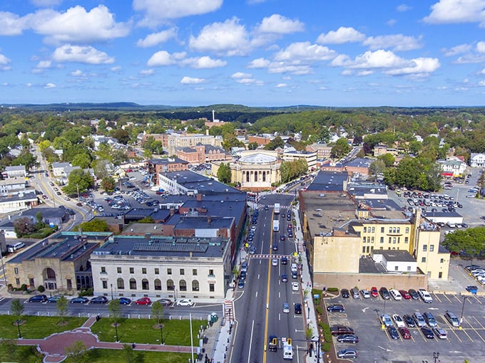 Framingham's downtown mixes old-world charm with new-world convenience, where history and progress share the same sidewalk.