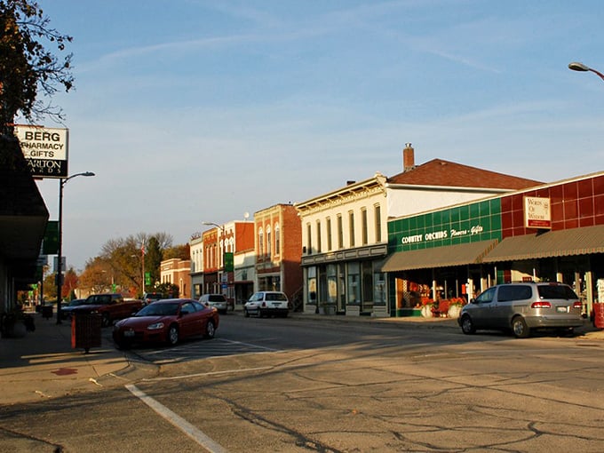 Historic storefronts in Fulton look like they're waiting for a Hollywood western to start filming. That brick has stories to tell!