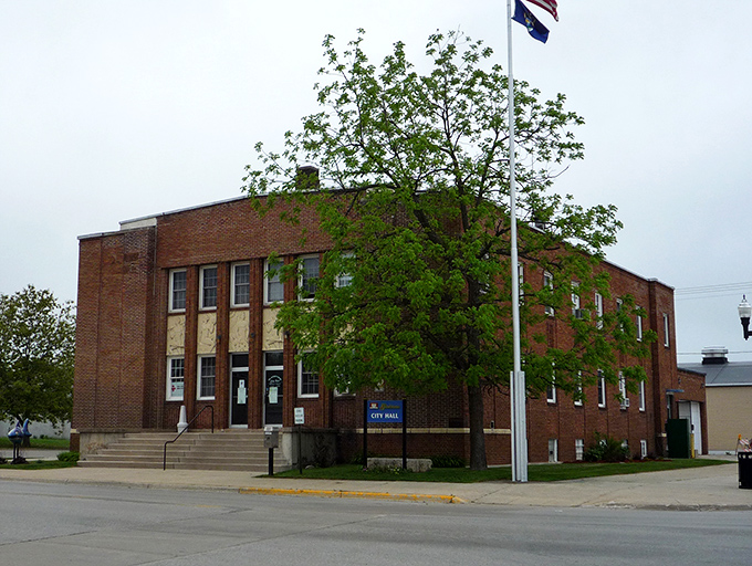 Gladstone's City Hall might not be flashy, but neither are the housing prices. Municipal efficiency meets retiree affordability!