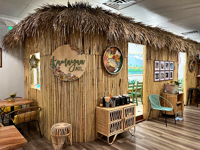 Tropical escape alert! This bamboo-clad dining hut brings Filipino beach vibes straight to Georgia's doorstep.