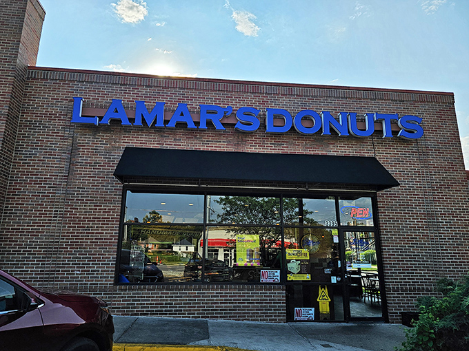 LaMar's bold blue signage stands out like a sapphire in Kansas City's crown of culinary gems.