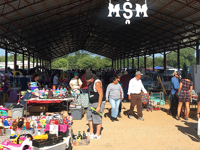 Mary's Swap Meet brings the classic outdoor market experience to life. Even the chickens come to shop for bargains!