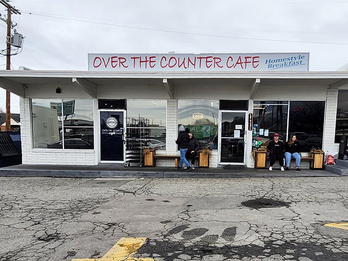 Over the Counter Cafe's straightforward signage promises exactly what you'll get - honest food without the fuss or pretense.