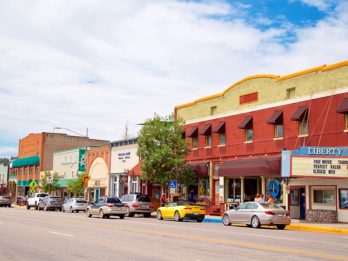 Pagosa Springs: Downtown storefronts welcome visitors with the casual charm of a place that knows it's special without showing off.