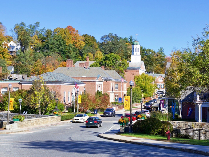 Peterborough's brick buildings and church steeples create a picture-perfect downtown where culture doesn't require a big-city budget.