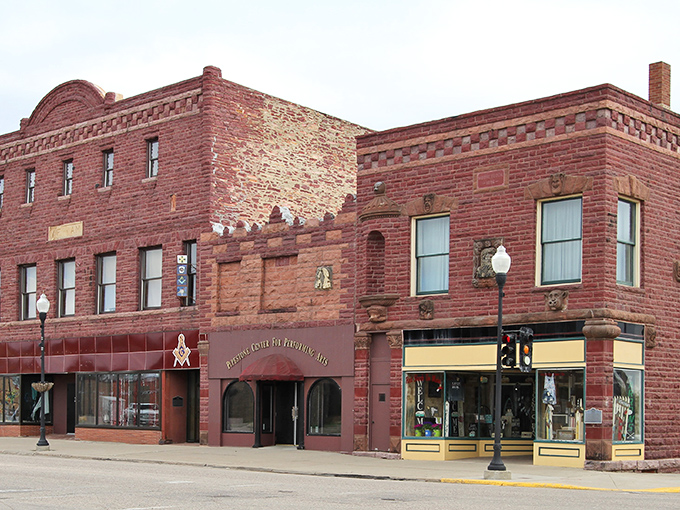 Pipestone's courthouse could double as a castle, standing proud in distinctive red quartzite that defines this historic town.