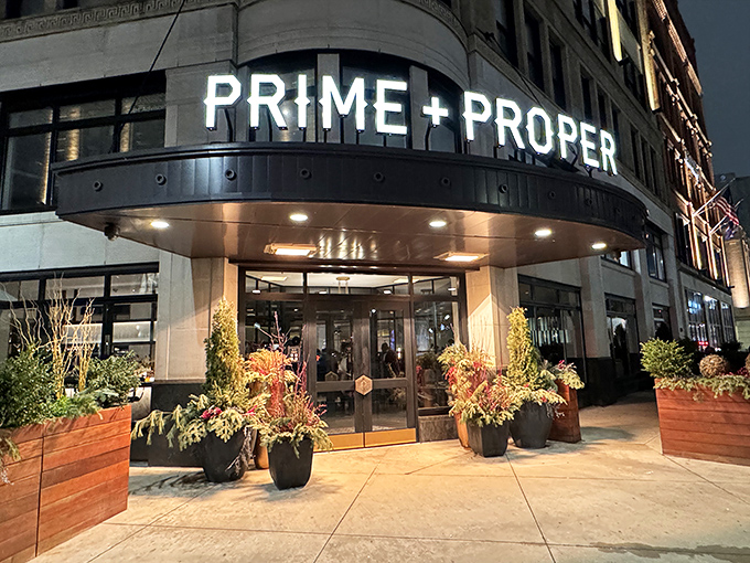 Prime + Proper's dramatic entrance makes a bold statement: Detroit doesn't just do cars well&mdash;it does steaks that would make a New Yorker jealous.