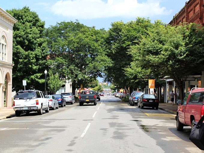 Pulaski's small-town streetscape offers a colorful welcome to retirees seeking affordability without sacrificing character or community connection.