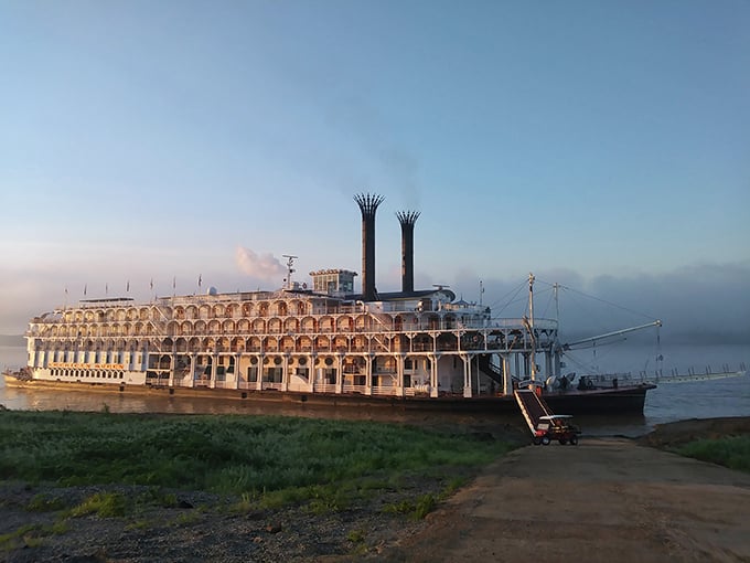 St. Francisville's riverside homes tell stories of bygone eras while offering charming spots to sit and watch the mighty Mississippi.