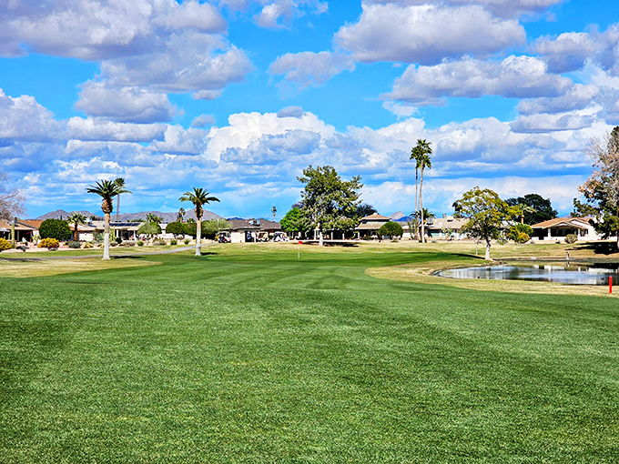 Sun City's golf courses and palm-lined streets were designed with retirees in mind, a community that understands the golden years.