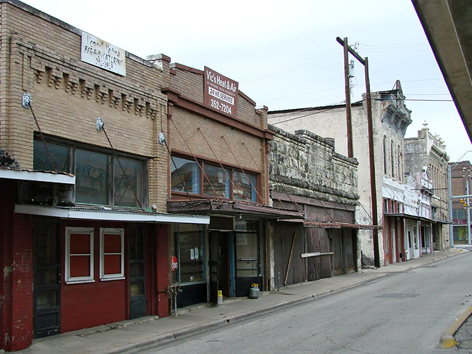 The stone buildings of Taylor have witnessed generations of neighbors sharing life's big moments and everyday hellos.
