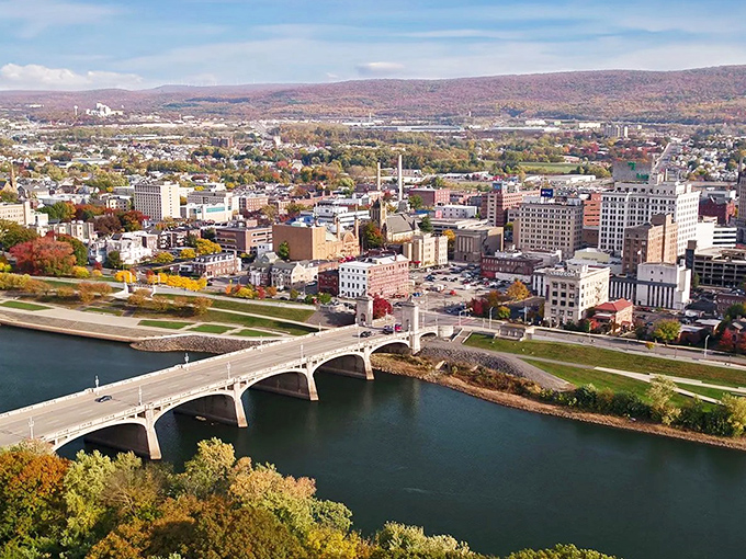 Wilkes-Barre's scenic riverfront and affordable downtown make it a perfect retirement spot for Social Security recipients.