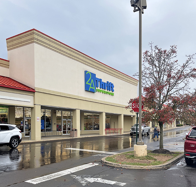 "Value shopping paradise! 2nd Avenue's spacious storefront hints at the bargain wonderland waiting inside." 